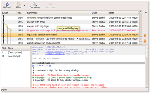 Mercurial 1.5 和 TortoiseHg 1.0_hg update stable-1.5-CSDN博客