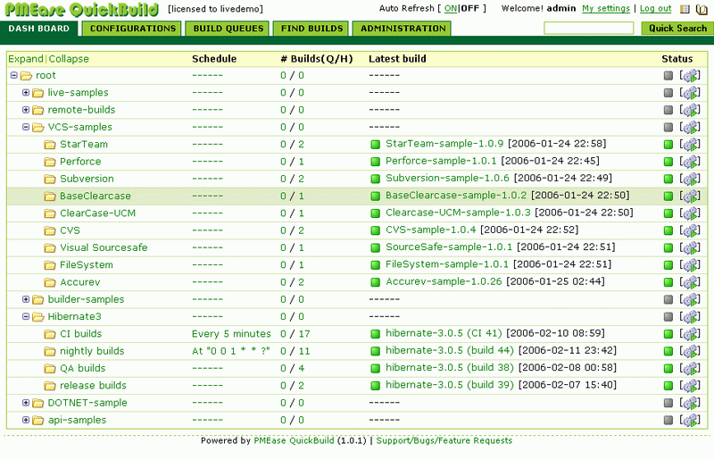 QuickBuild首页、文档和下载 - 持续集成和发布管理系统 - OSCHINA - 中文开源技术交流社区
