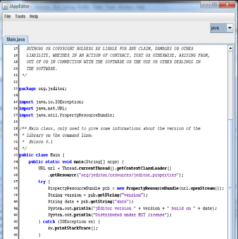 jEditor 0.4.1 发布，Java文本编辑器 - OSCHINA - 中文开源技术交流社区