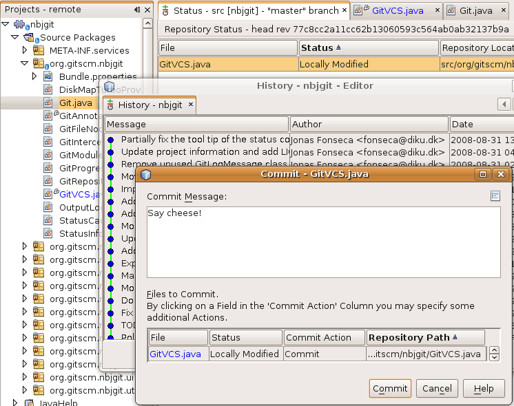NbGit首页、文档和下载 - NetBeans的Git插件 - OSCHINA - 中文开源技术交流社区