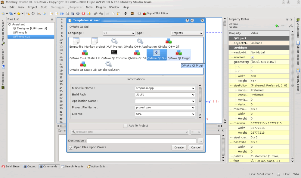 Monkey Studio首页、文档和下载 - Qt集成开发环境 - OSCHINA - 中文开源技术交流社区