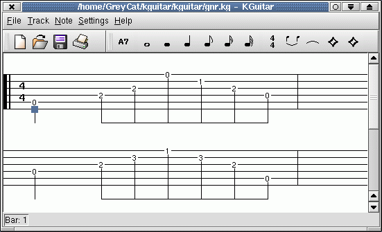 KGuitar首页、文档和下载 - 音乐tablature编辑器 - OSCHINA - 中文开源技术交流社区