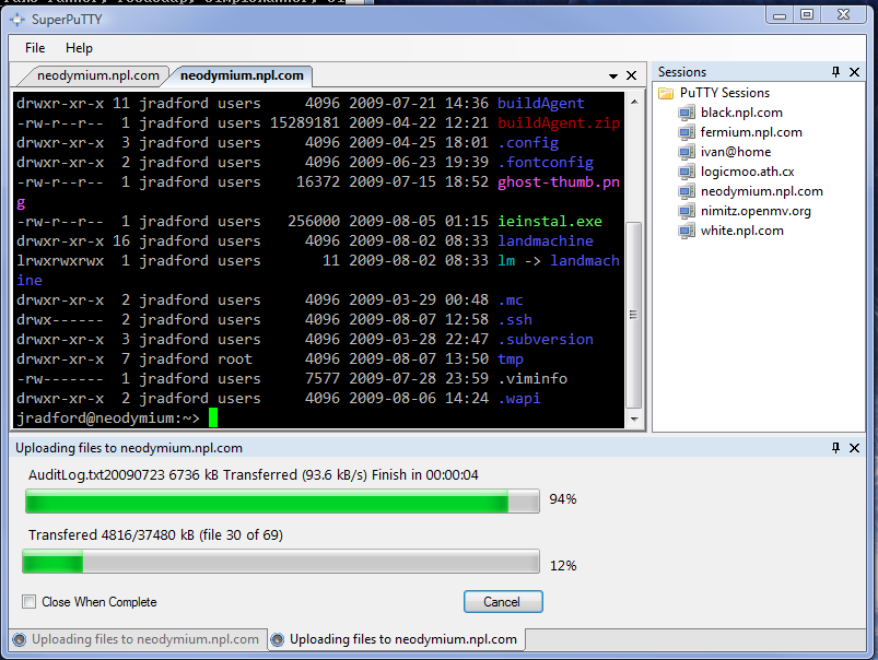 SuperPutty首页、文档和下载 - PuTTY扩展工具 - OSCHINA - 中文开源技术交流社区